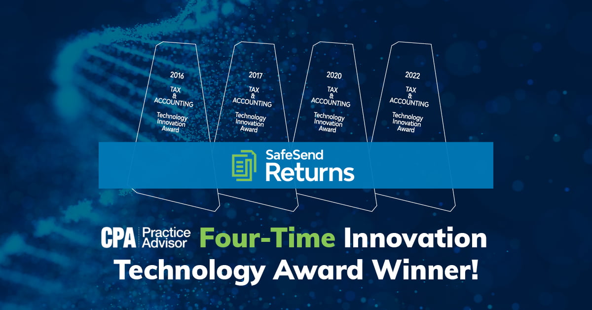 SafeSend Returns Wins 4th Award | SafeSend | Tax & Accounting Automation